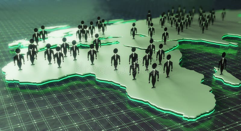 Talent search concept stock illustration. Illustration of abstract ...