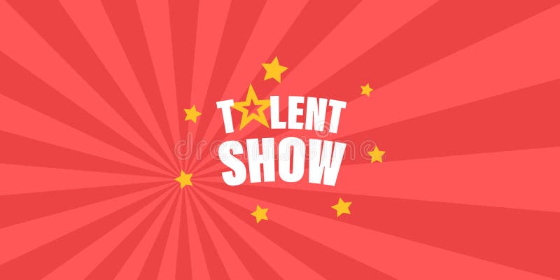 Talent Show Vector Illustration Letters Stock Illustration ...