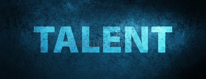 Talent Special Blue Banner Background Stock Illustration - Illustration ...
