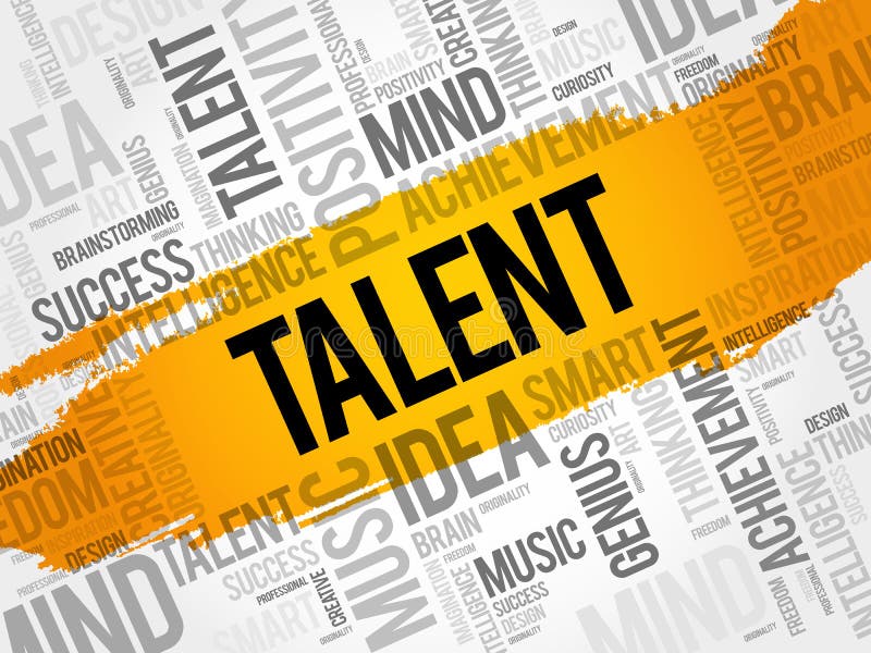 Talent word cloud stock vector. Illustration of concept - 179474060