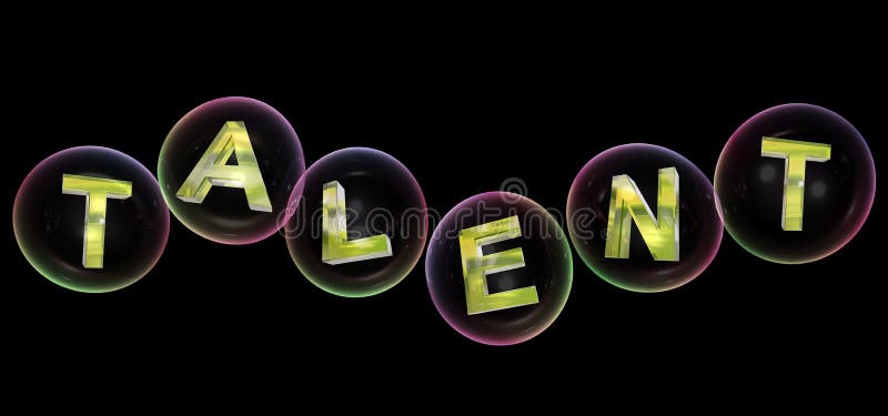 Talent word under zipper stock image. Image of method - 131051759