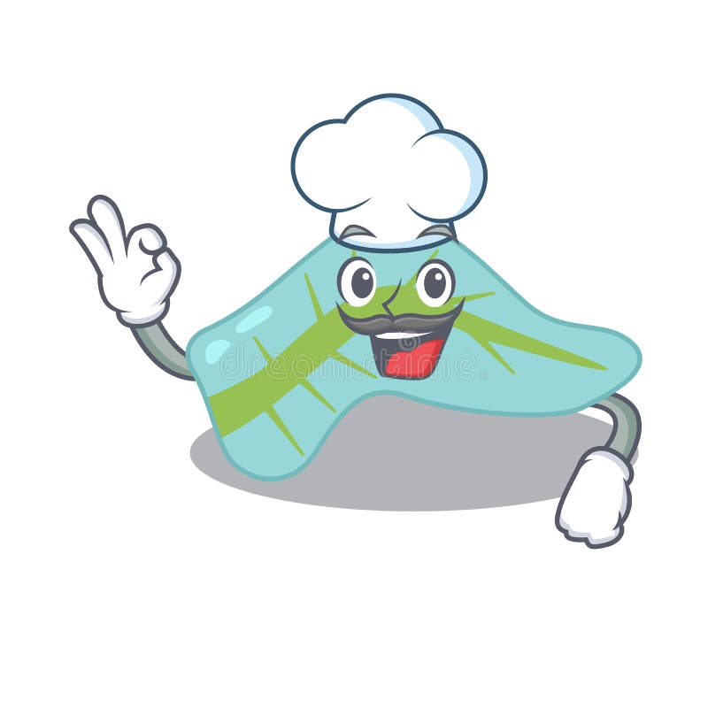 Nervous chef cooking stock illustration. Illustration of sous - 6738585