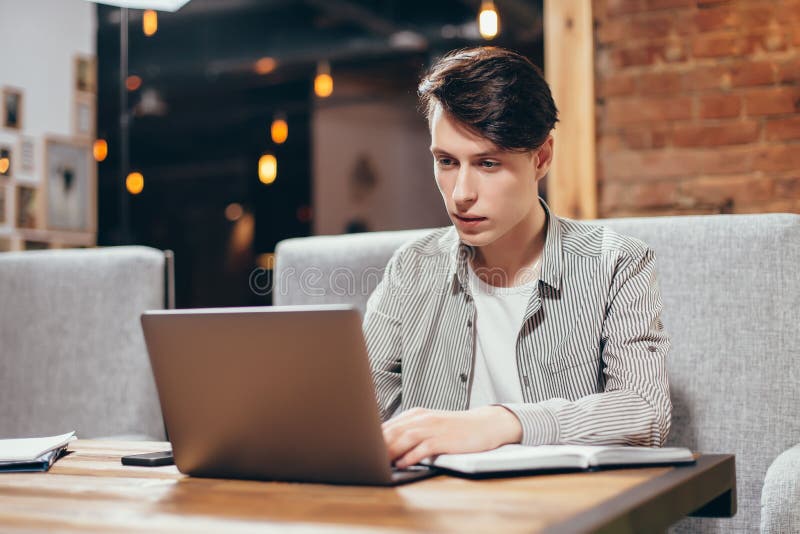 Talented Student of Design Faculty of University Thinking Over New ...