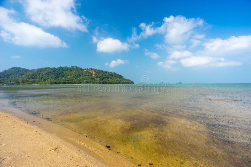 Taling Ngam beach view stock image. Image of travel, landscape - 50237087
