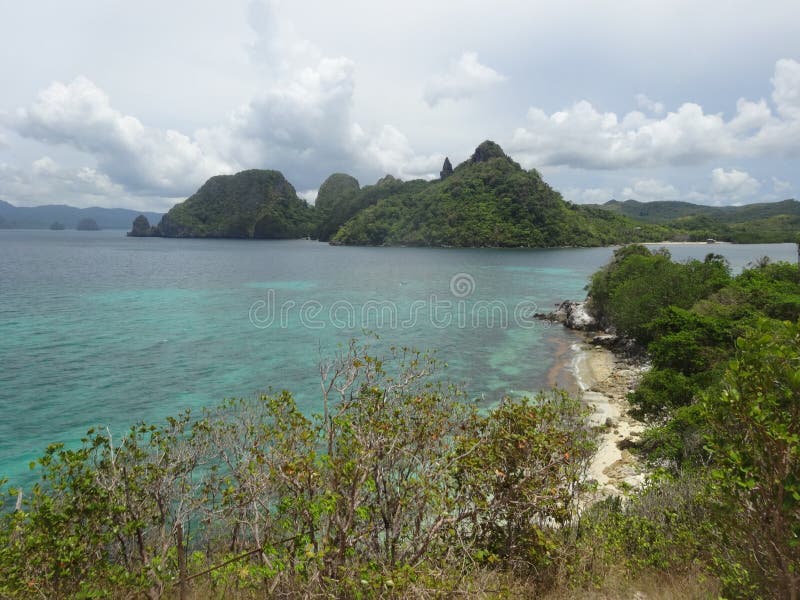 Talisay Beach stock photo. Image of elnido, travel, palawan - 96867756