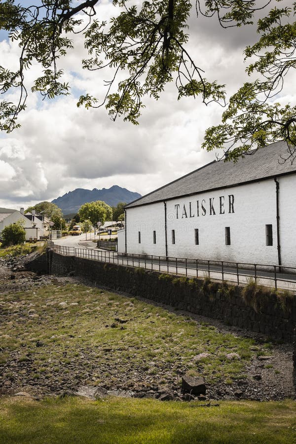 Talisker Distillery, Carbost, Scotland Editorial Photo - Image of isle ...