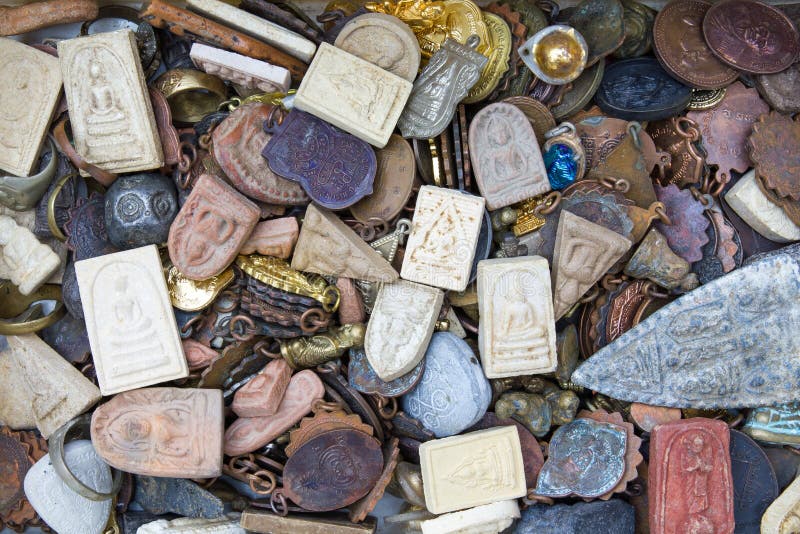 Talismans amulets stock image. Image of detail, brown - 37493167
