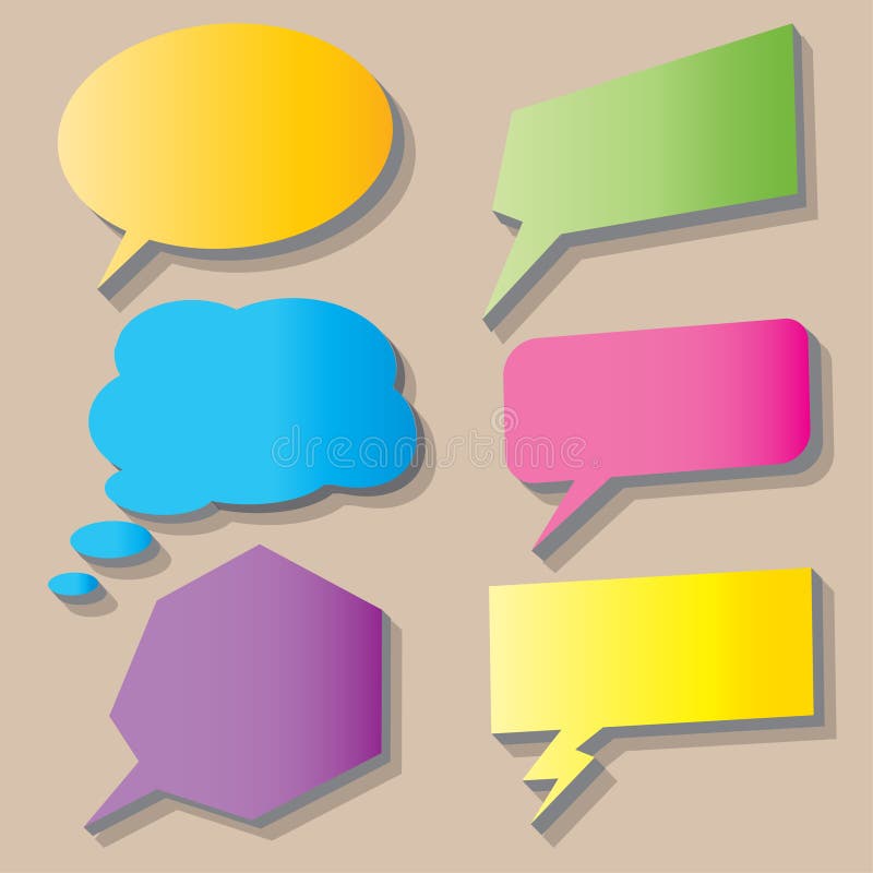 Talk Box Bubble Icon Vecter Illustration Design Stock Vector ...