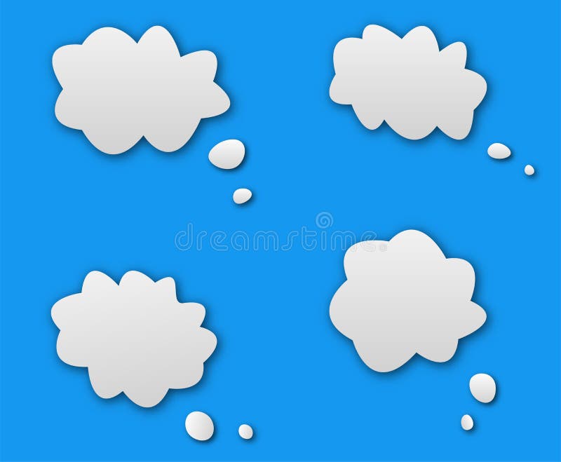 Dialog cloud stock illustration. Illustration of creation - 55231885