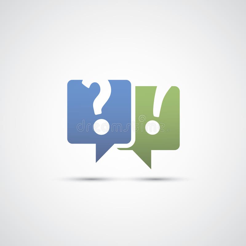 Talk about it - Dialog and Discussion Icon Stock Vector - Illustration ...