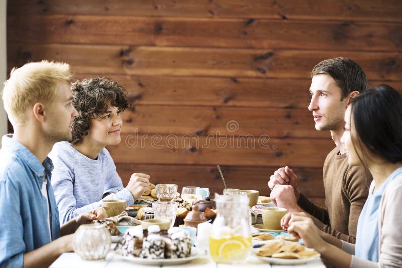 Talk by festive table stock photo. Image of drink, christmas - 102523674