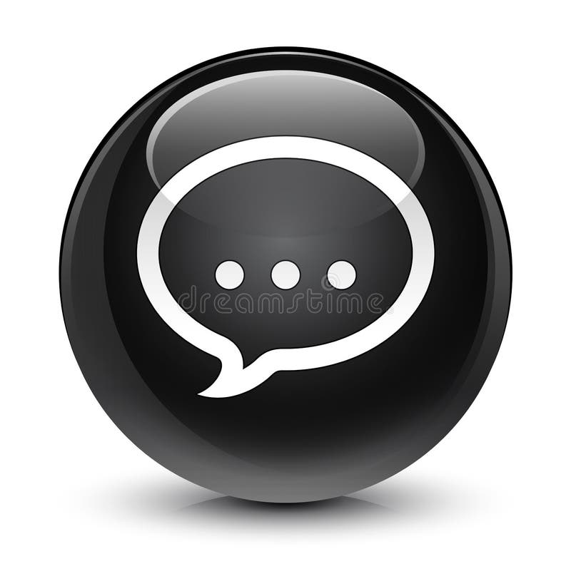 Talk Icon Glassy Black Round Button Stock Illustration - Illustration ... Talk Icon Glassy Black Round Button Stock Illustration - Illustration ...