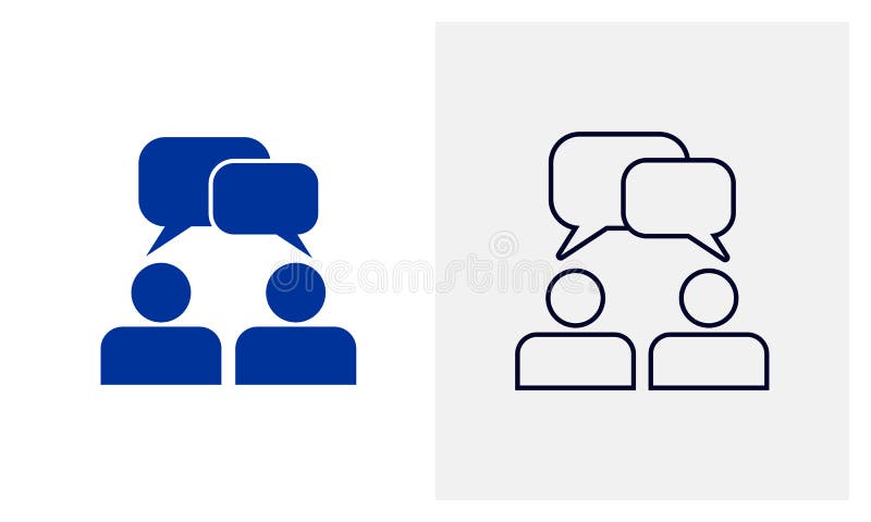 Talk Icon Logo Vector Template, Education Icon Concepts, Creative ...