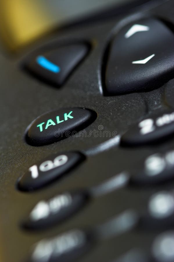 Talk stock image. Image of electronics, button, talk ...