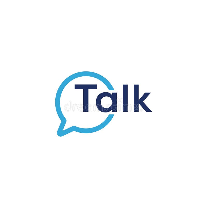 Talk Logo Design, Sound Bubble Graphic Vector, Circle Icon Concept ...