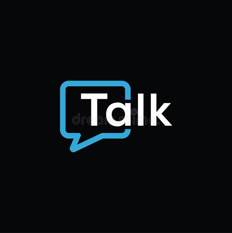 Talk Logo Design, Sound Bubble Graphic Vector Icon Stock Illustration ...