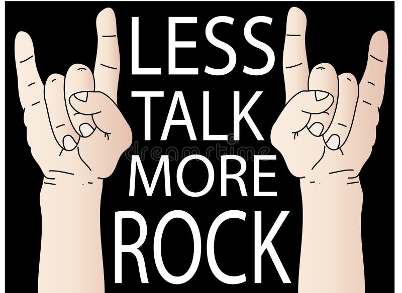 Talk More Rock Stock Illustrations – 3 Talk More Rock Stock ...
