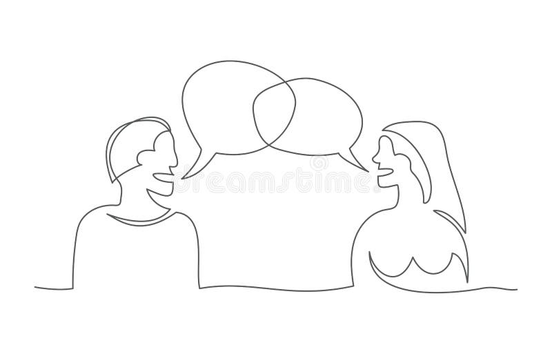 Continuous Line Man Cloud Stock Illustrations – 76 Continuous Line Man ...