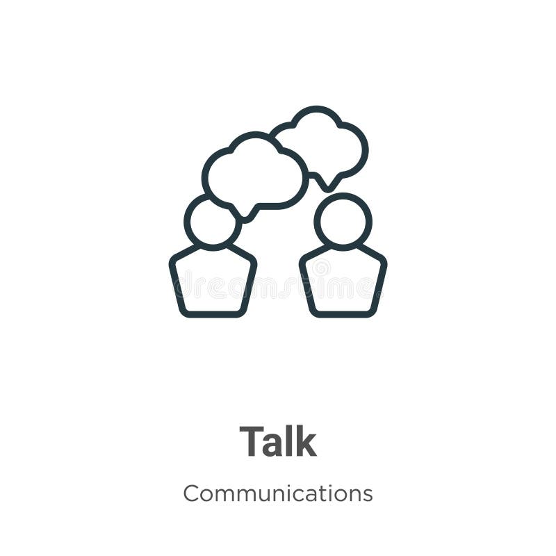 Talk Outline Stock Illustrations – 43,906 Talk Outline Stock ...