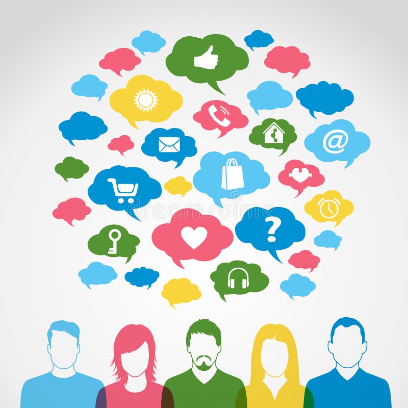 Talk. stock vector. Illustration of expression, communication - 39355654