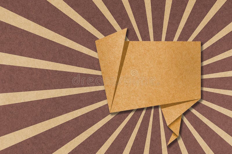 Talk Tag Recycled Paper Craft for Make Note Stick. Stock Photo - Image ...