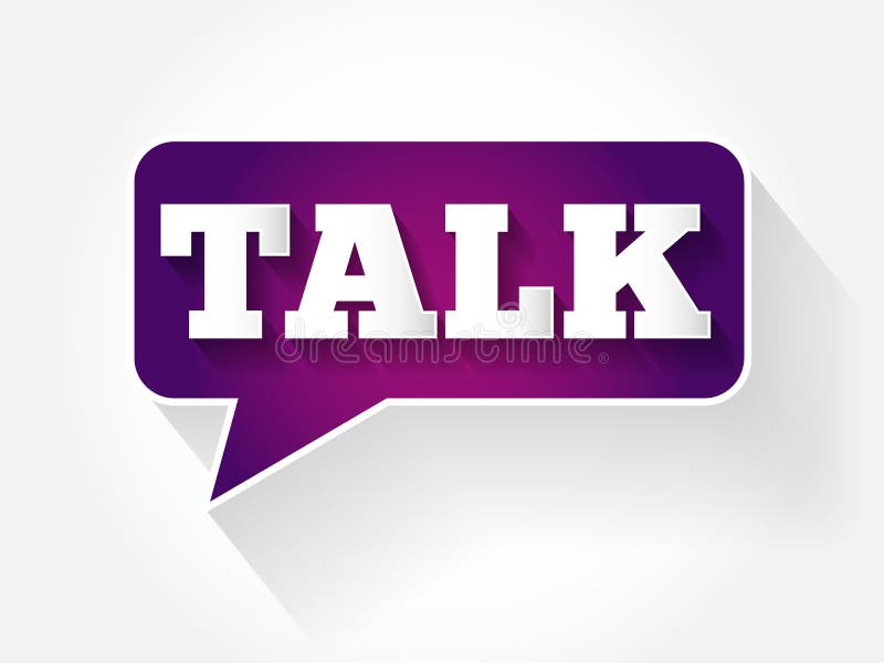 Talk text message bubble stock illustration. Illustration of shadow ...