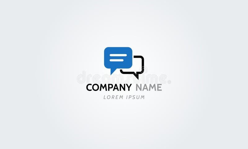 Talk, Text Message Logo, Speech Bubble, Chat Icon Symbol Vector ...