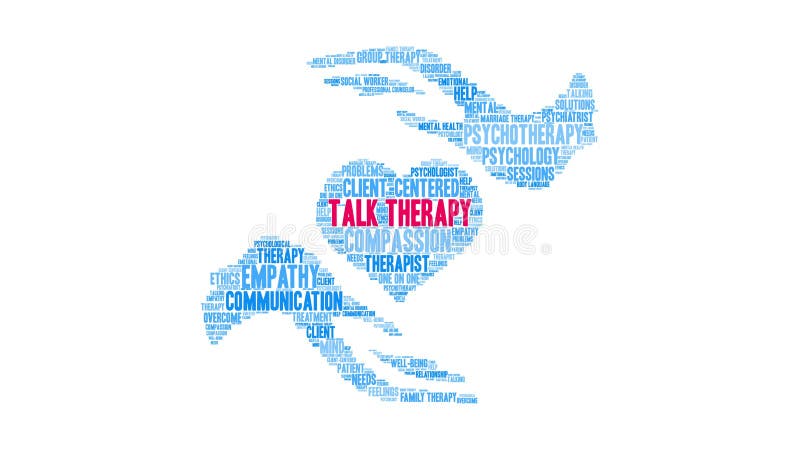 Talk Therapy Animated Word Cloud Stock Video - Video of mind ...