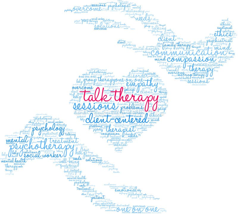 Talk Therapy Word Cloud stock vector. Illustration of marriage - 146647699