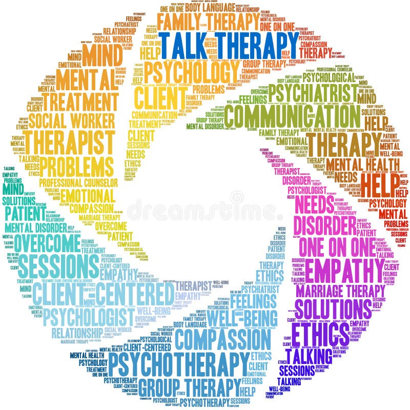 Therapy Word Cloud stock vector. Illustration of body - 108111650