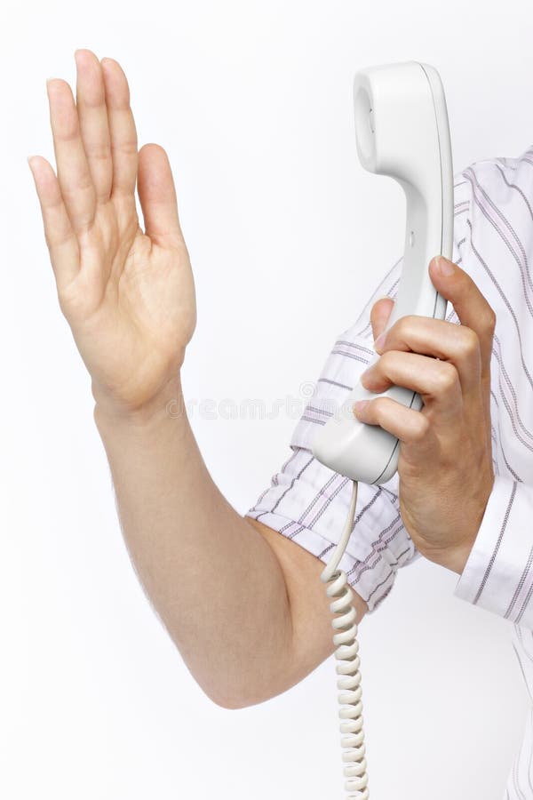 Talk to the hand stock photo. Image of girl, service, communication ...