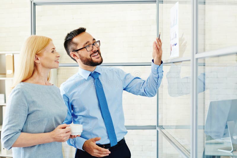 Talk to a partner stock photo. Image of planning, business - 70236750