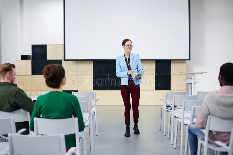 Talk to students stock photo. Image of training, presentation - 89040676