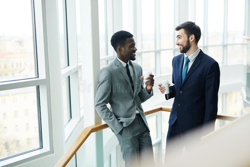 Talk of traders stock photo. Image of contemporary, coffeebreak - 90733420