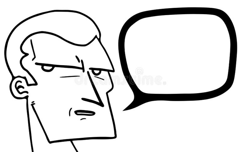 Talkative cartoon stock vector. Illustration of comic - 26745932