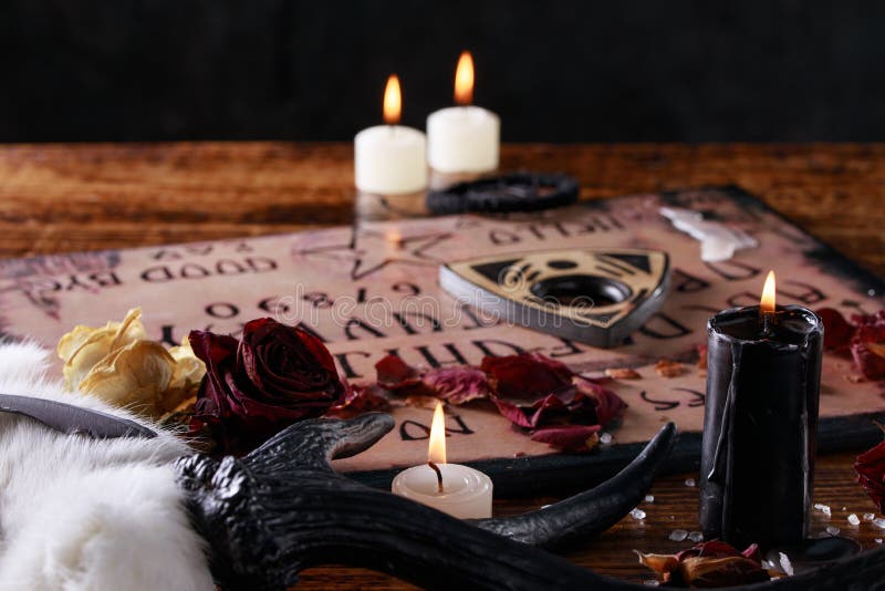 Talking Board and Planchette, Also Known As Ouija Board, Used for ...