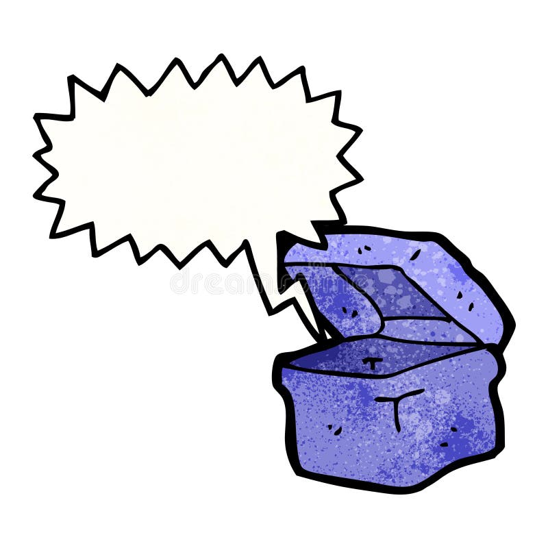 Talking Box Cartoon Character Stock Vector - Illustration of funny ...