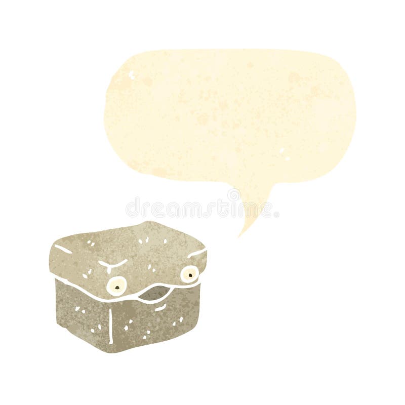 Talking Box Retro Cartoon Character Stock Vector - Illustration of ...