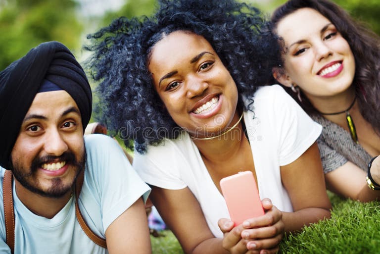 Talking Brainstorming Communication Friends Concept Stock Image - Image ...