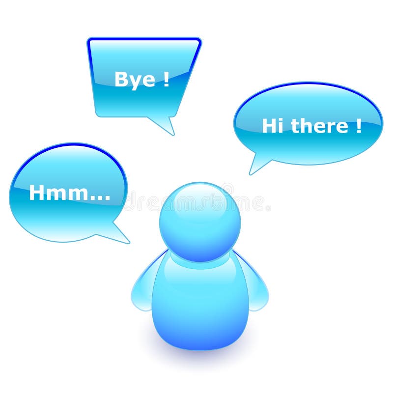 Talking buddy stock vector. Illustration of global, chatting - 10701466