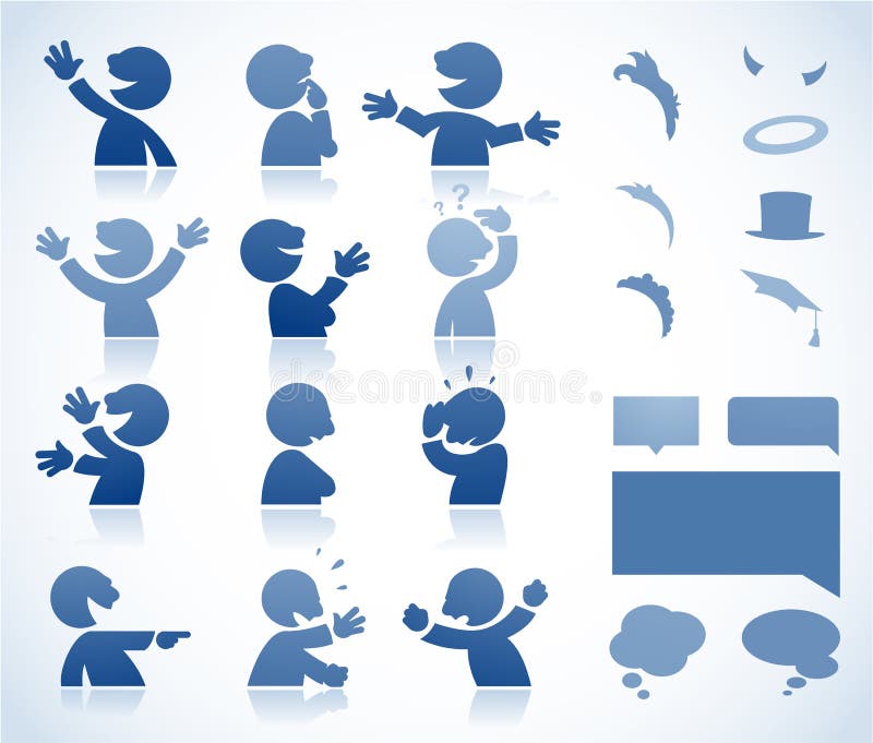 Talking cartoon character stock vector. Illustration of avatar - 23808448