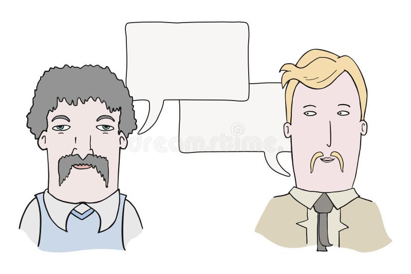 Talking character draw stock illustration. Illustration of style ...