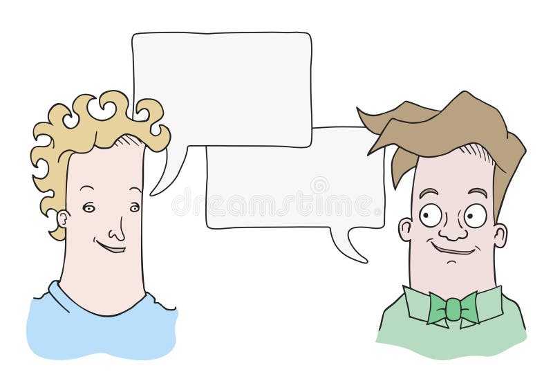 Talking character draw stock vector. Illustration of dialogue - 277573719