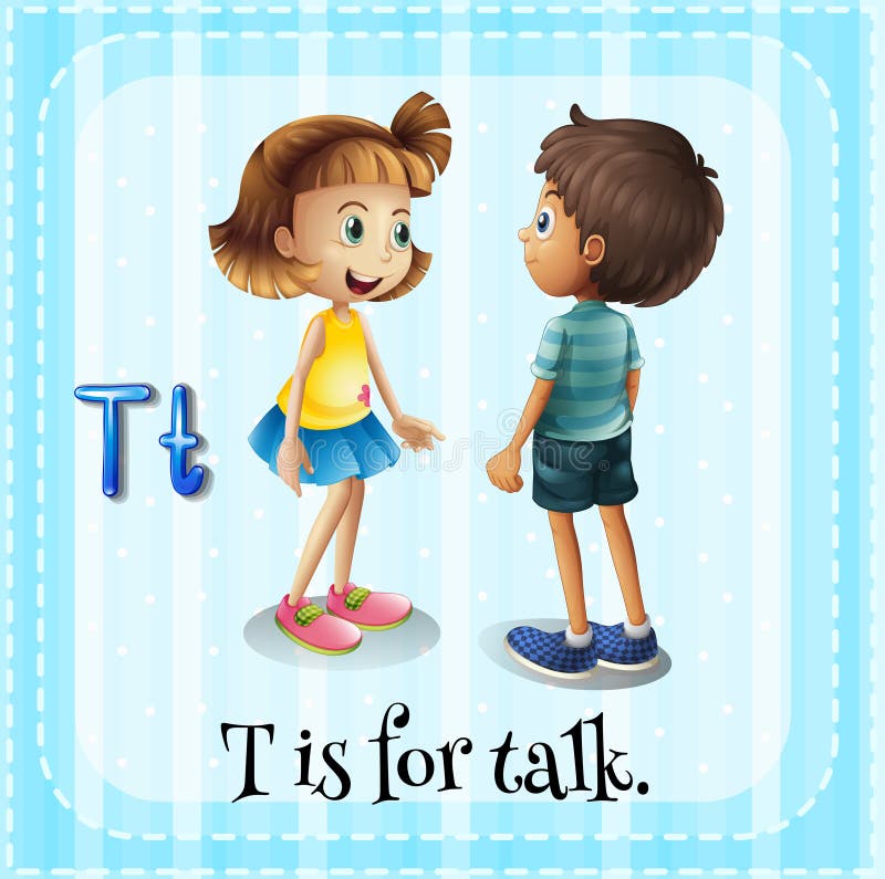Flashcard Letter T Talking Stock Illustrations – 4 Flashcard Letter T ...