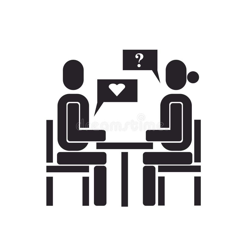 Talking Icon Vector Sign and Symbol Isolated on White Background Stock ...