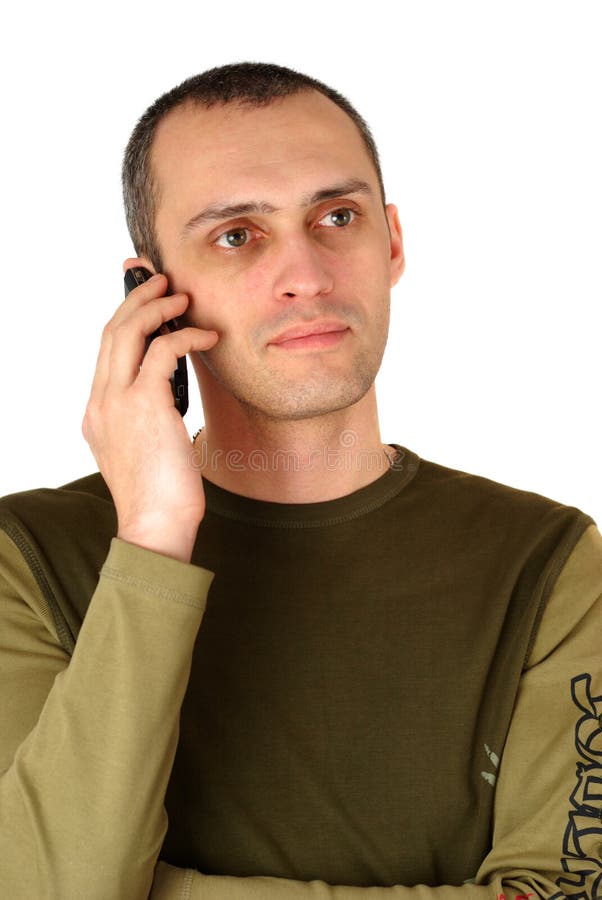 Talking Man stock photo. Image of communication, person - 6114978