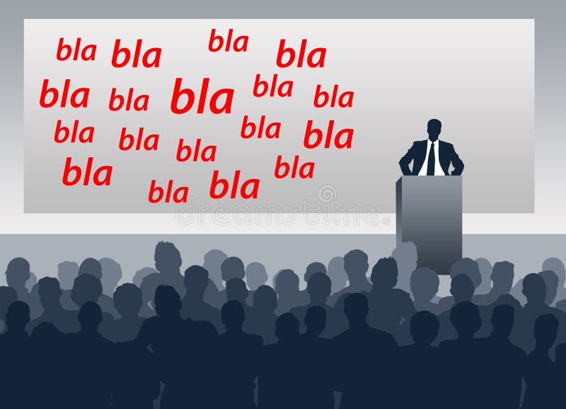 Talking nonsense stock illustration. Illustration of expert - 69735726