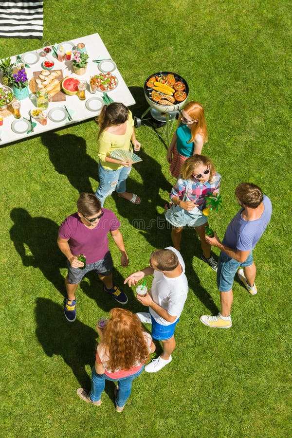 Talking on the party stock image. Image of cooking, weekend - 92506005