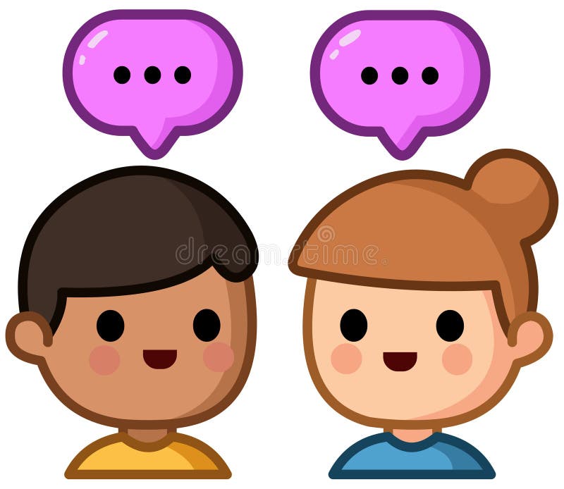 Talking People Icon stock vector. Illustration of message - 322698324