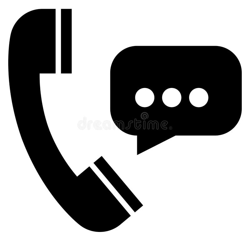 Talking on phone icon stock vector. Illustration of white - 115644777